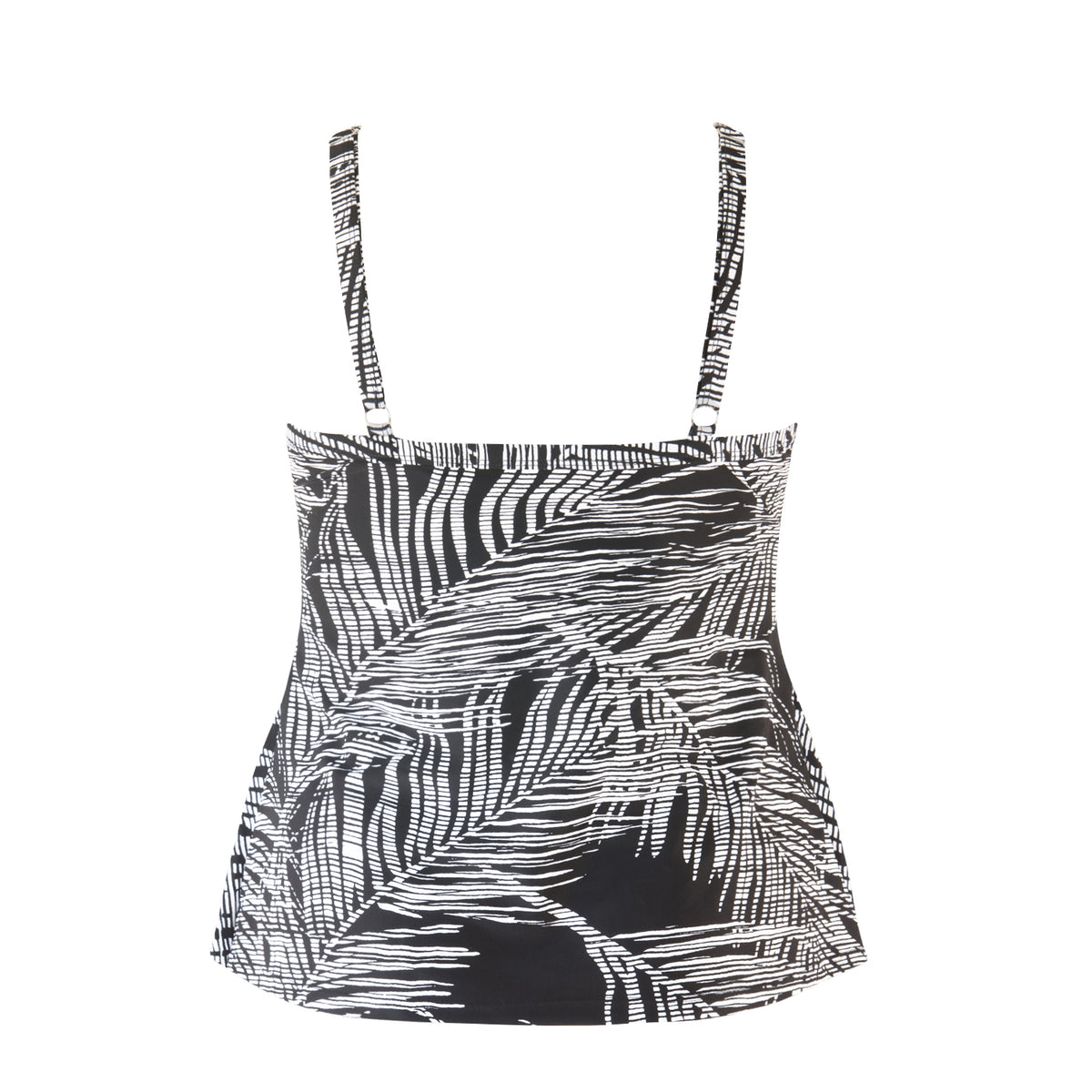 Ceeb Plus Size Ruffle Tankini Top - Palms – Swimsuits Just For Us